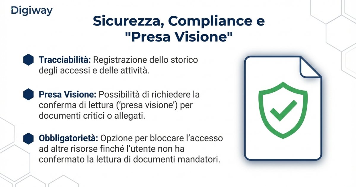 Digiway Tracciabilità e "Presa Visione" Obbligatoria
